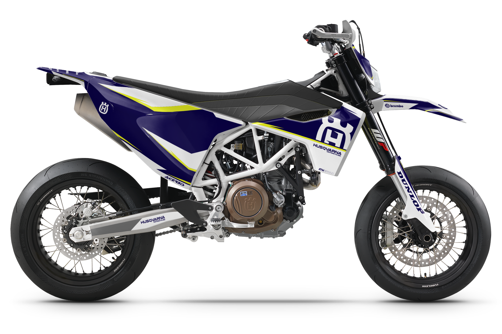 Kit déco motocross “Factory” Husqvarna 701 Bleu – ATW DESIGN
